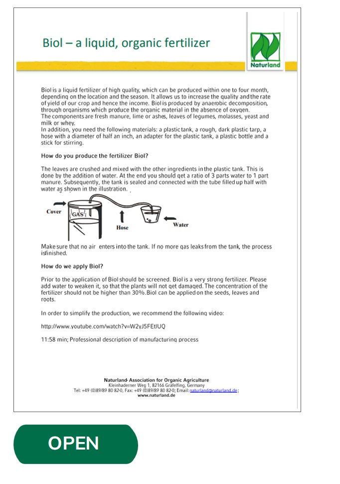 PDF-Biol: Bocashi - an organic fertilizer | Naturland Academy